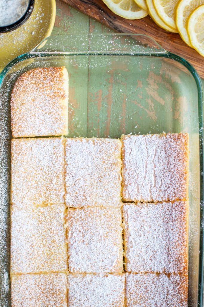 2 Ingredient Lemon Bars - Retro Potluck