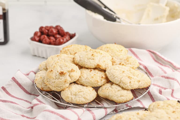 Angel Food Cake Cookies - Retro Potluck