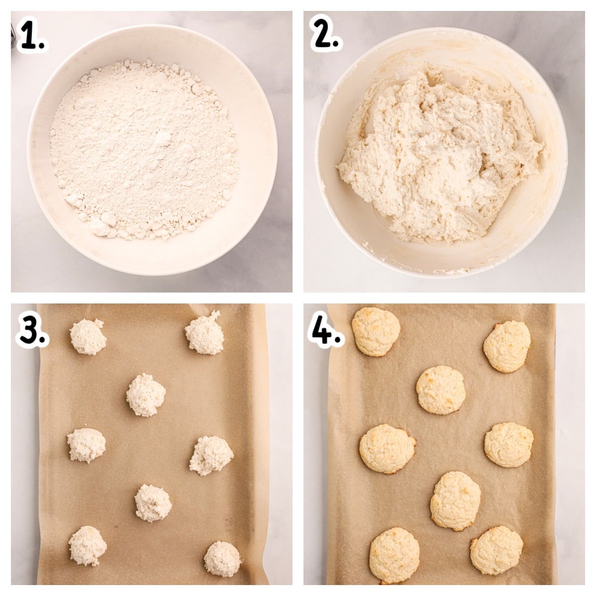 Angel Food Cake Cookies - Retro Potluck