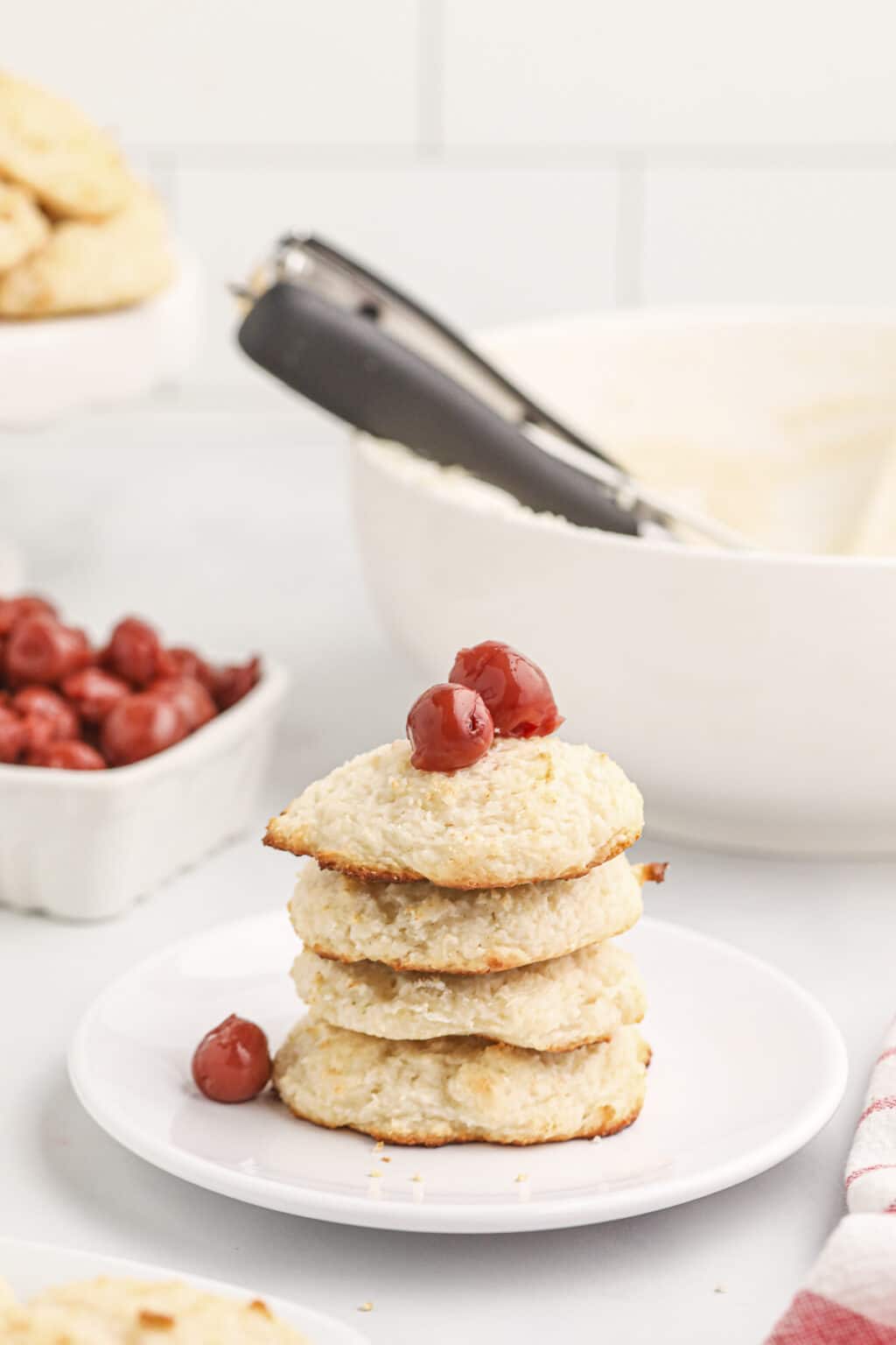 Angel Food Cake Cookies - Retro Potluck